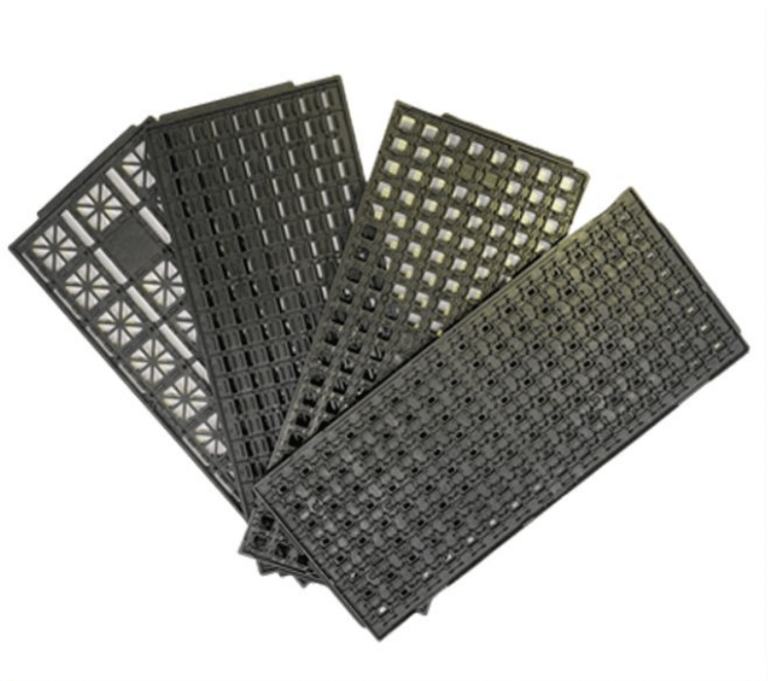 Anti Static IC Trays Jedec Matrix Electronic Components Trays