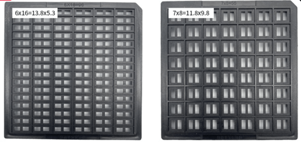 Anti Static IC Trays Jedec Matrix Electronic Components Trays