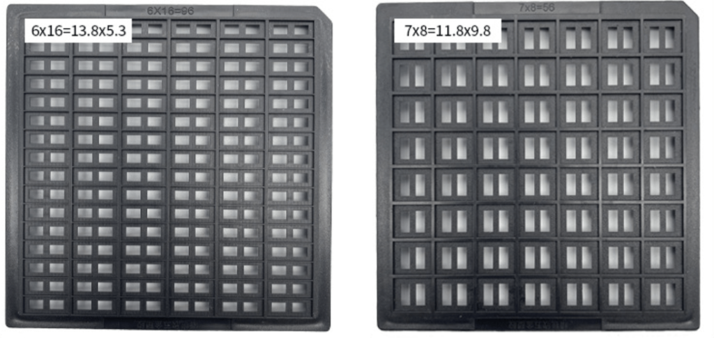 Anti Static IC Trays Jedec Matrix Electronic Components Trays
