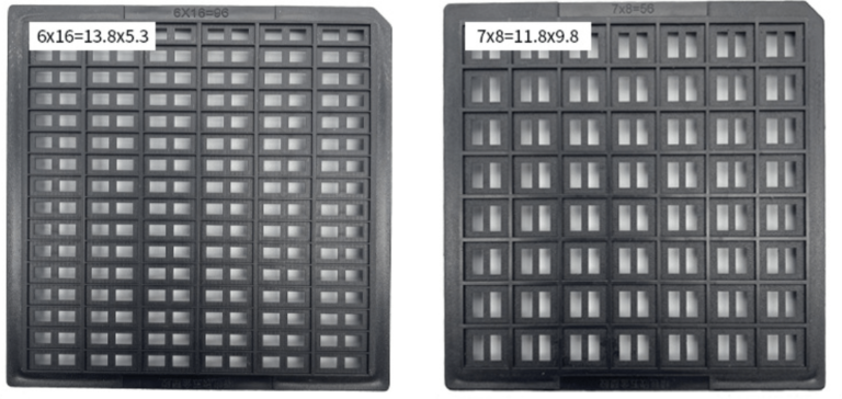 Anti Static IC Trays Jedec Matrix Electronic Components Trays