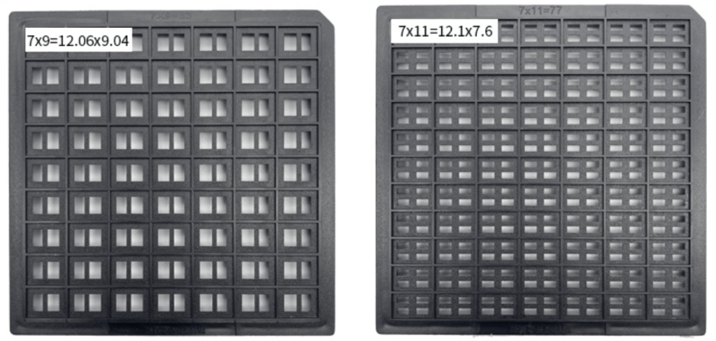Anti Static IC Trays Jedec Matrix Electronic Components Trays