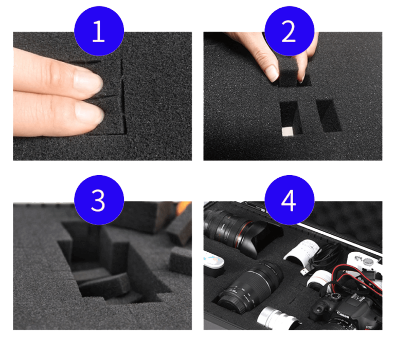 Anti Static Pick and Pluck Foam Black Board Adhesive -ESDGoods